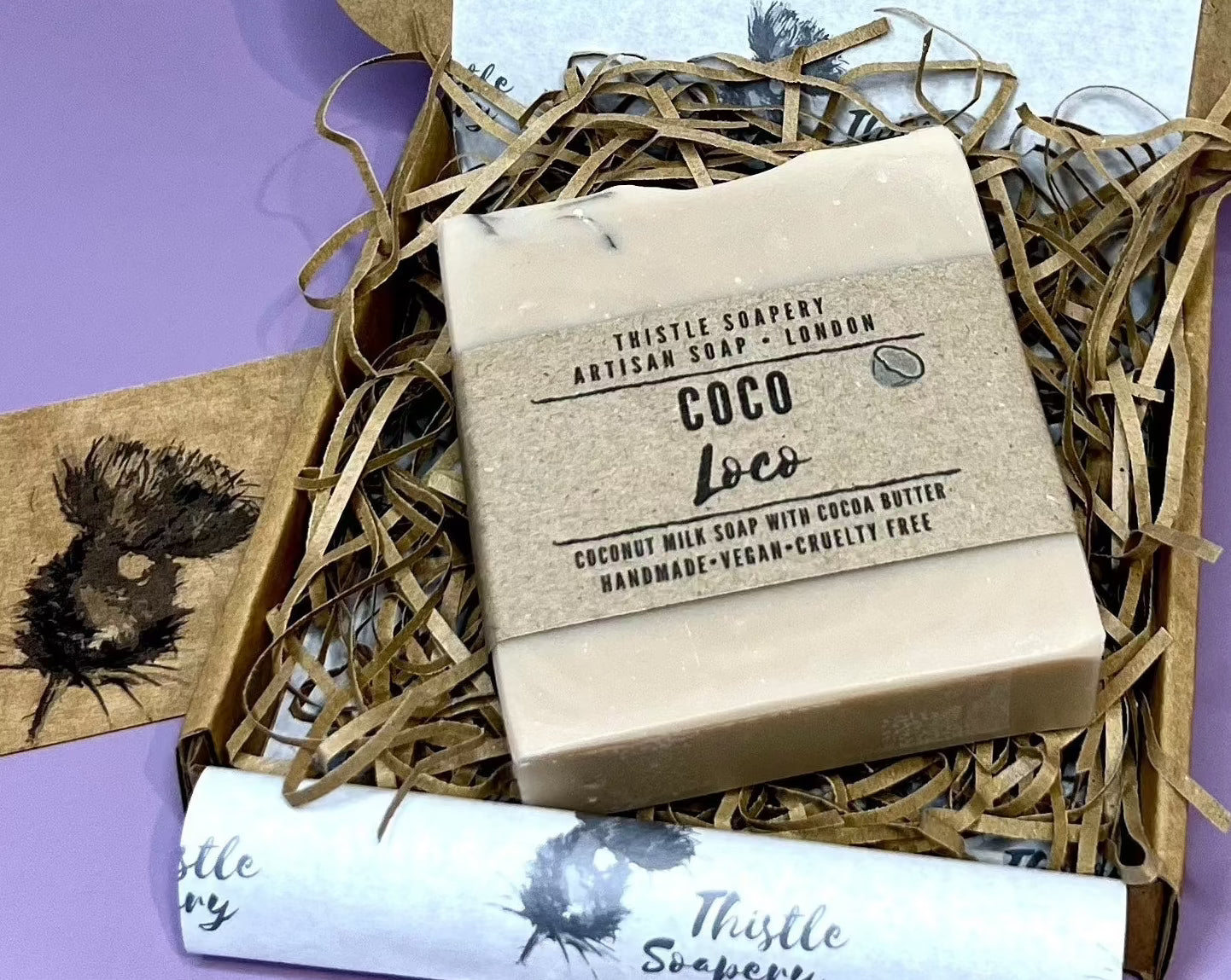 Coco Loco- Coconut Milk & Cocoa Butter Vegan Soap – Thistle Soapery